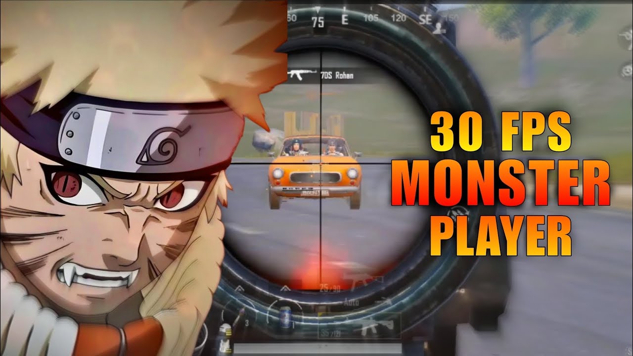 30 FPS MONSTER PLAYER BGMI MONTAGE - YouTube