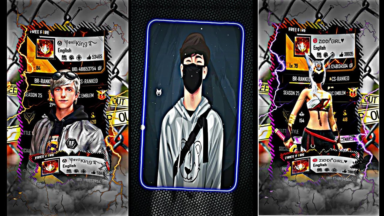 TREND 😈 FREE FIRE PROFILE EDIT || FF EDIT(XML) LINK IN DESCRIPTION|| 😈🔥 ...