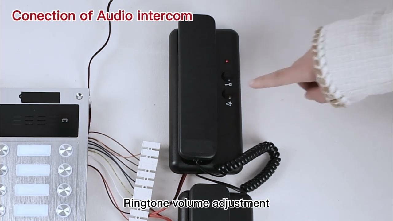 Audio intercom Conection - YouTube