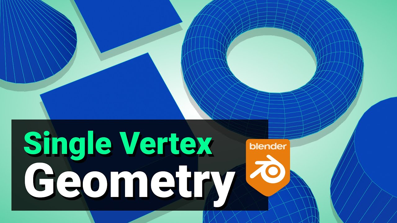 Turn a single vertex into geometry using ONLY modifiers! - YouTube