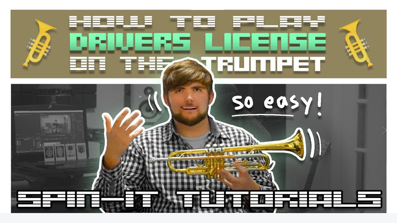 How to Play "Drivers License" on the Trumpet - Olivia Rodrigo - YouTube