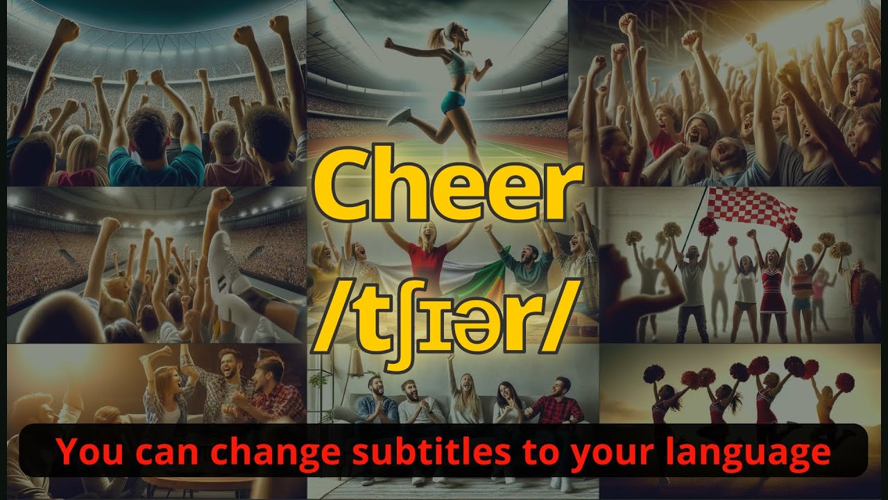Cheer meaning with 5 examples - YouTube