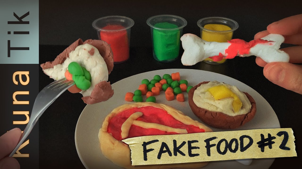 Fake Food #2 – I Made Dinner Out of Play-Doh (And Ate It) - YouTube