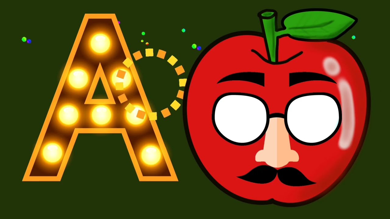 learn alphabets from A to Z in English | A for ant | अ से अनार | abcd ...