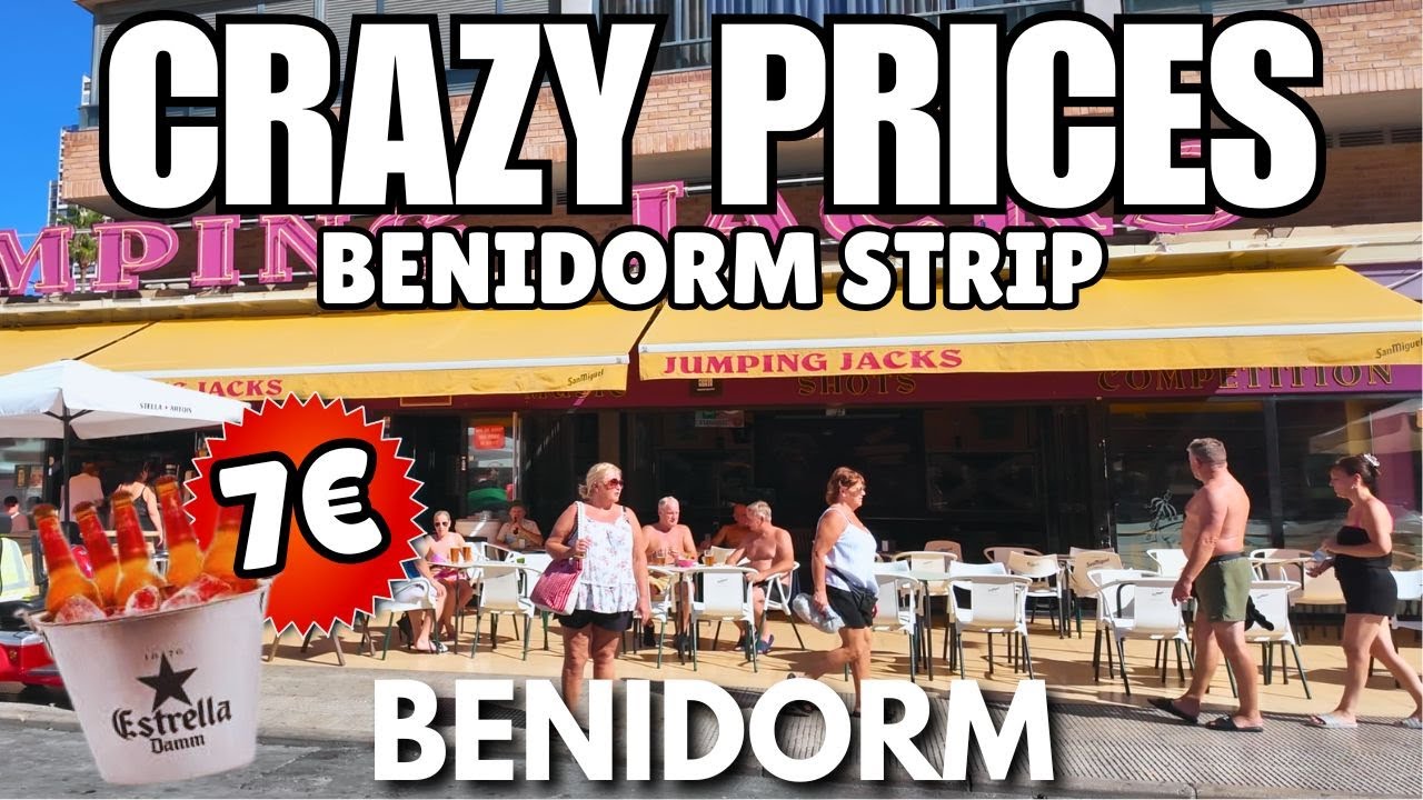 Benidorm Strip: CRAZY Drink Prices, Busy Pubs & Happy Tourists! 🤩🍺 ...