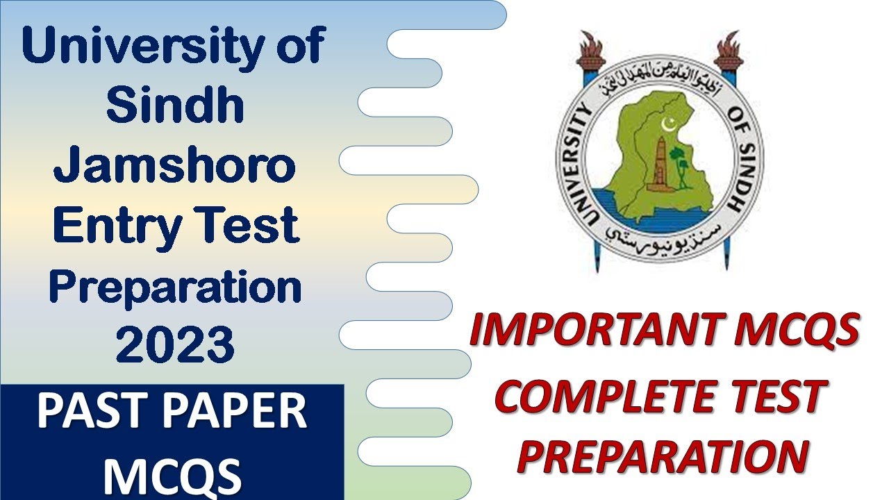University Of Sindh Jamshoro Entry Test Preparation 23/2024 ...