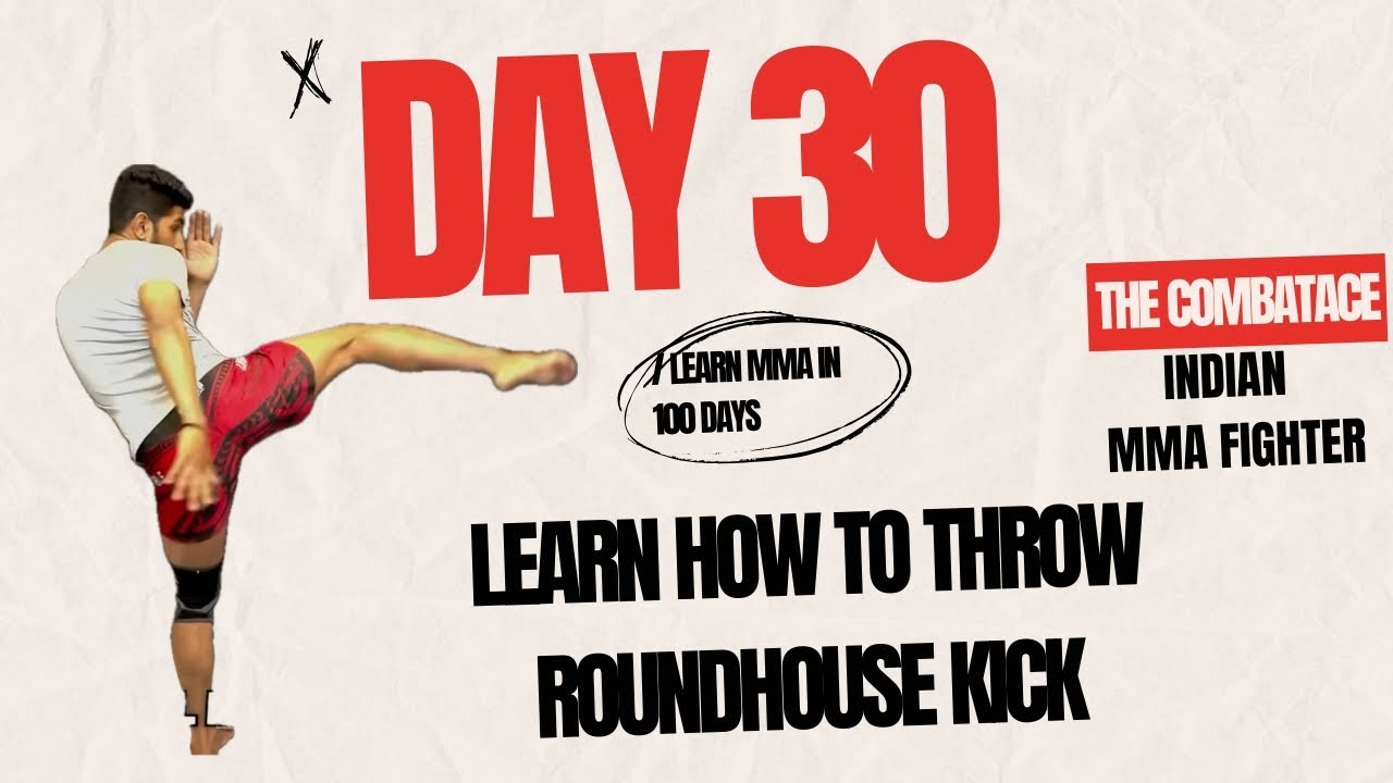 MMA Fundamentals: Day 30- Learn how to throw roundhouse kick - YouTube