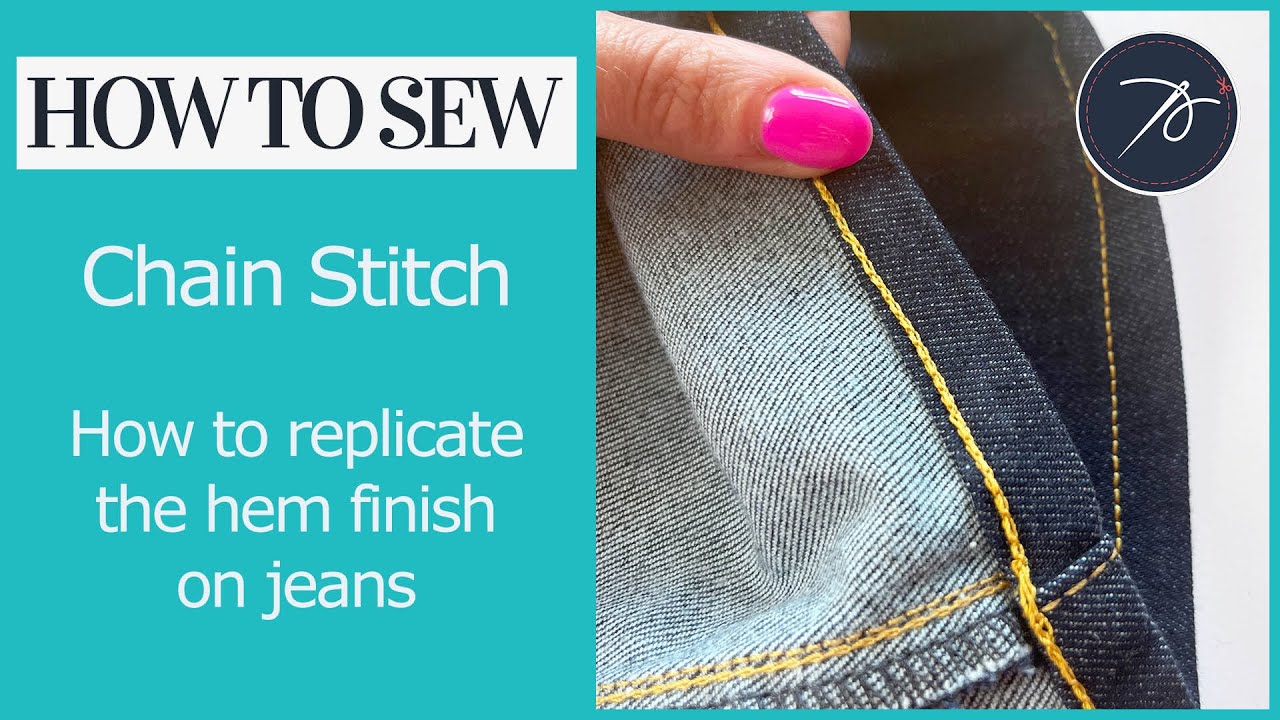 How To Create A Chain Stitch Hem On Jeans Coverstitch Machine Juki
