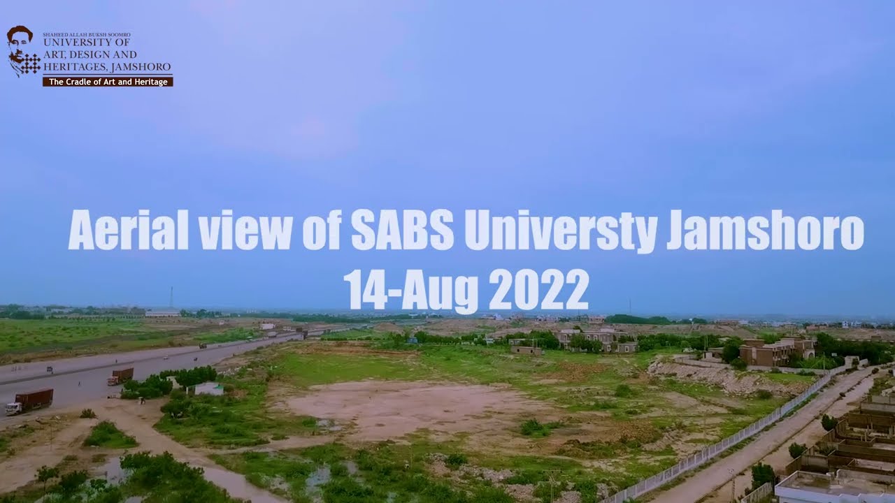 Amazing Aerial View Recording of SABS University Jamshoro - YouTube