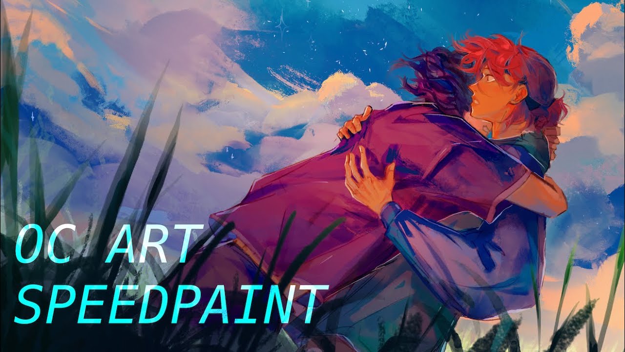 oc art — "i found you."【SPEEDPAINT】 - YouTube