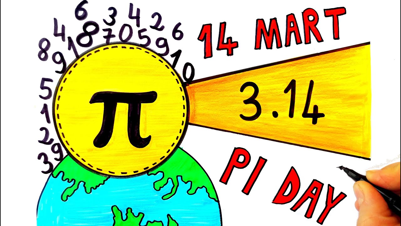 Dünya Pi Günü Resmi Çizimi - International Pi day Drawing ...