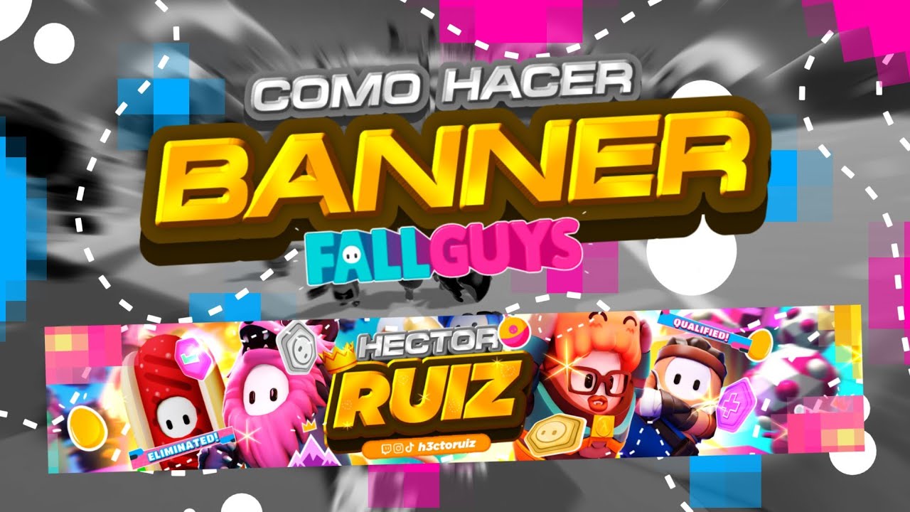 CÓMO HACER BANNER DE FALL GUYS EN ANDROID 2022/ IbisPaintX - Droide ...