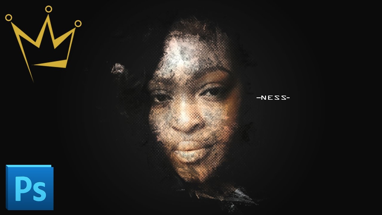 Photoshop 2017 - Halftone Splash Effect 004 - YouTube