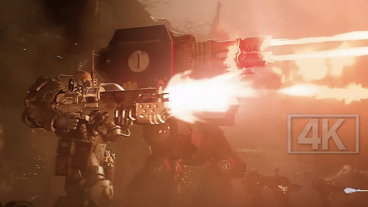 Warhammer 40K Dreadnought Battle Scene Cinematic 4K ULTRA HD ...