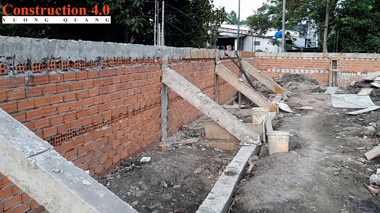 Construction technique how to build house boundary fundamental 1.8m ...