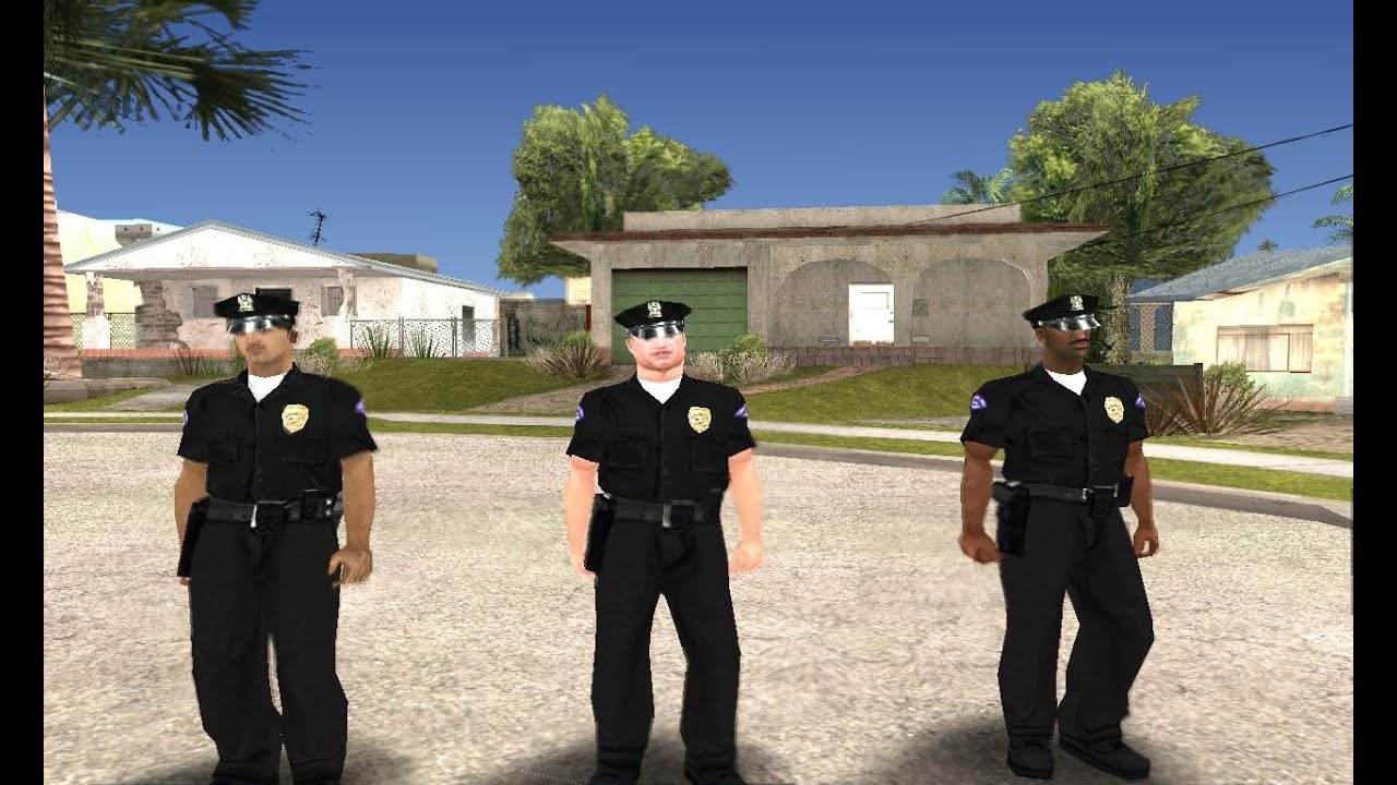 gta san andreas cop hat mod - YouTube