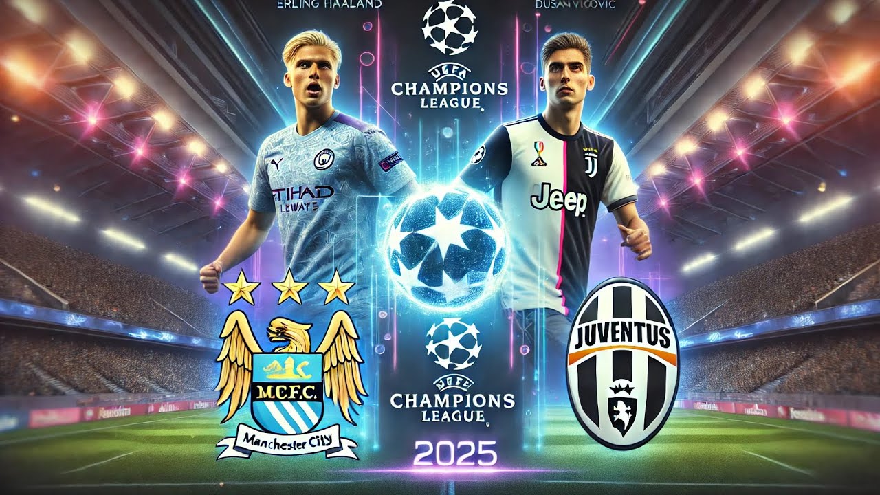 Uefa champions league (Manchester City vs Juventus) Eafc 25 Gameplay ...