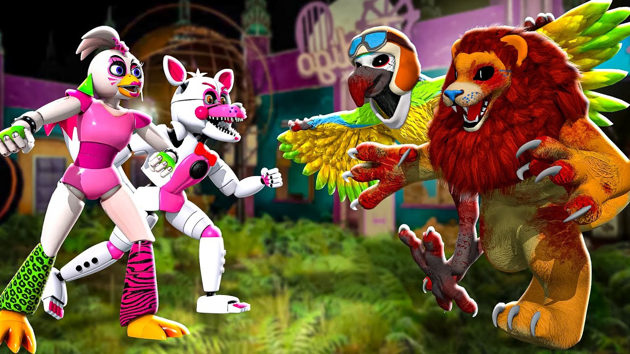 Fnaf Animatronics Vs Mascots In Indigo Park Youtube