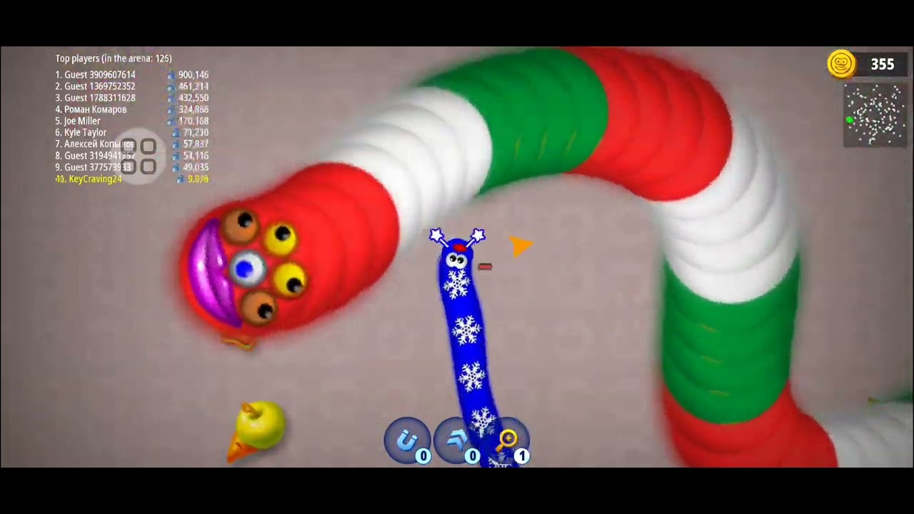 Worms zone best gameplay - YouTube