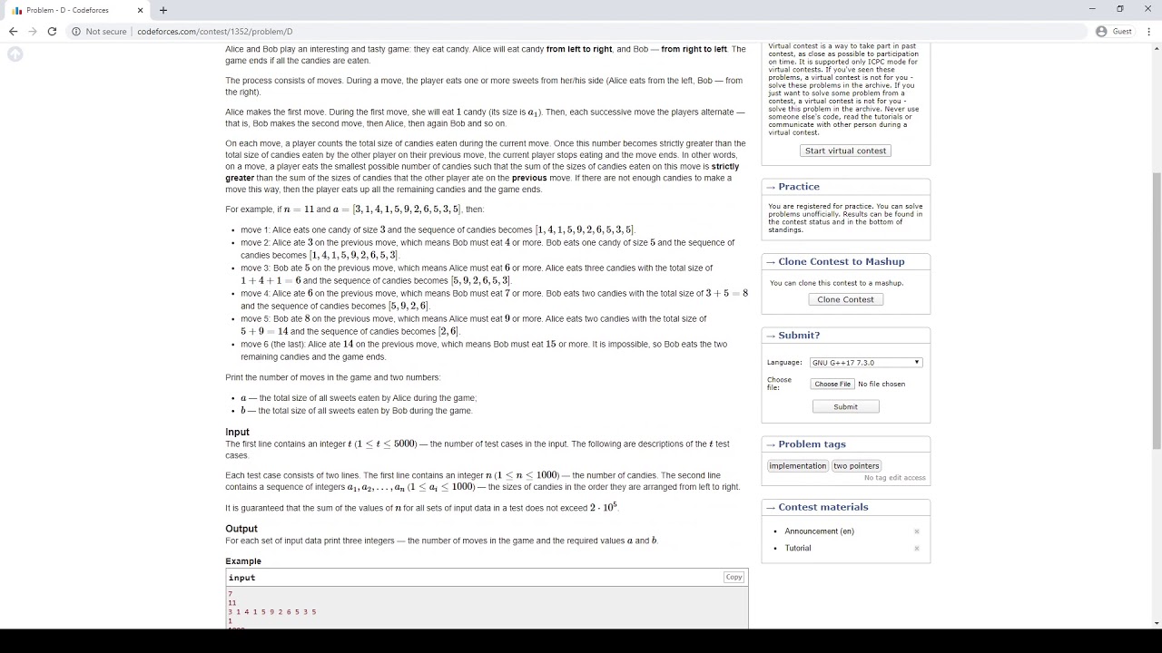Codeforces Round 640 D Youtube