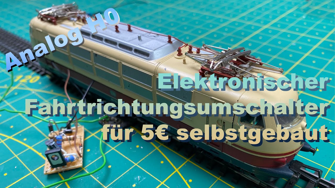 Für Analog-Bahner: Elektronischer Fahrtrichtungsumschalter für 5 ...