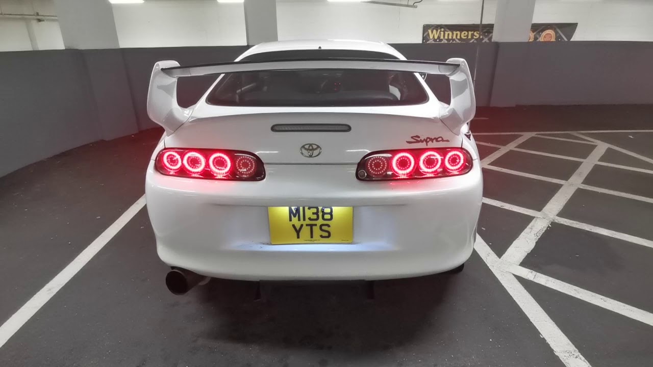 Toyota Supra led tail lights - YouTube