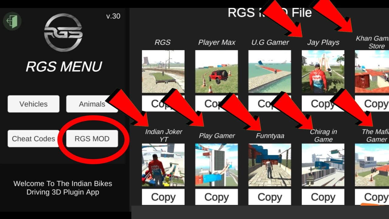 NEW UPDATE||RGSMOD||IBD3D PLUGIN UPDATE ||HOW TO USE ||New more mission ...