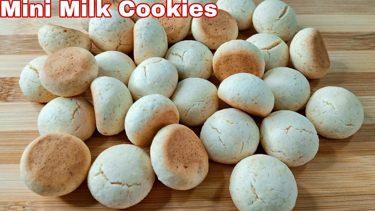 EGGLESS Mini Milk Cookies - YouTube