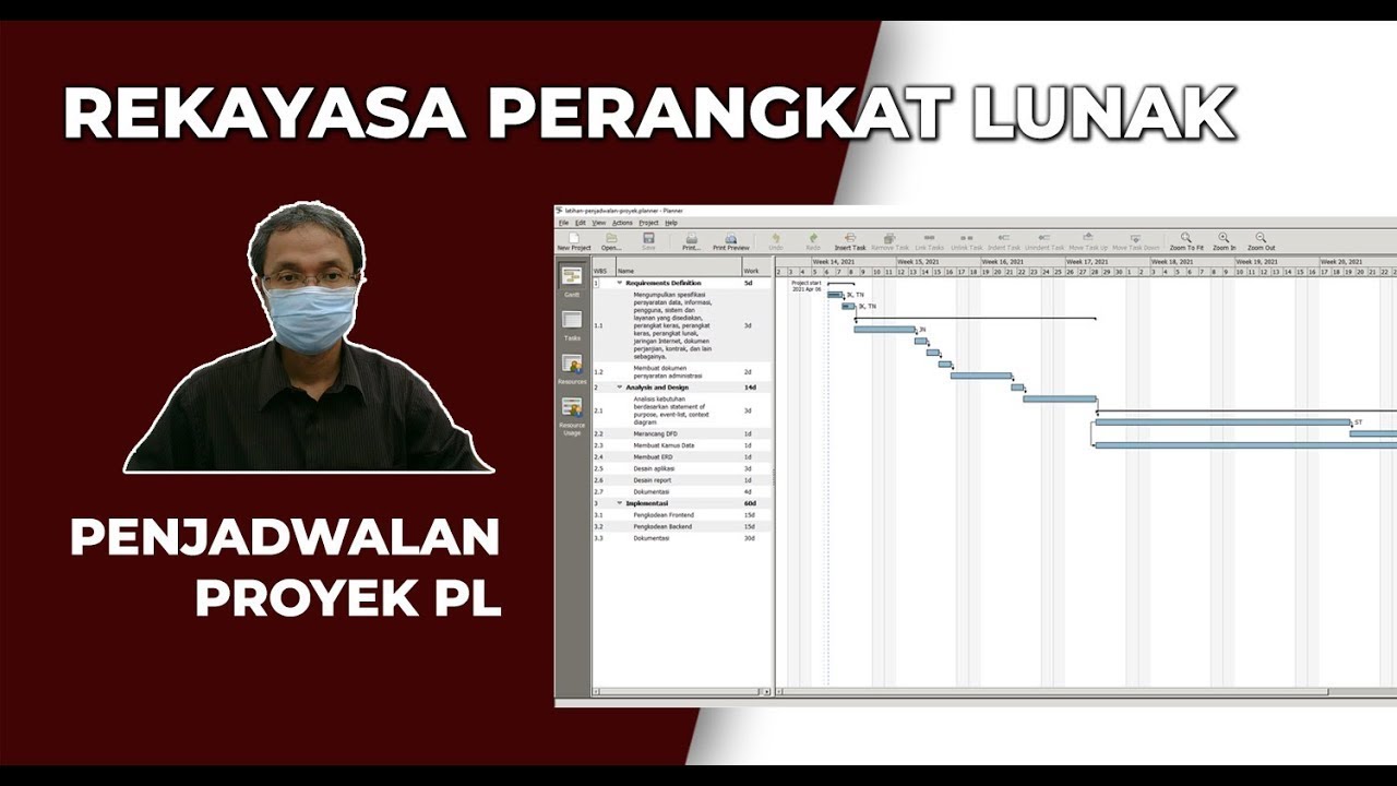 #6 Tutorial Penjadwalan Proyek PL | Rekayasa Perangkat Lunak - YouTube