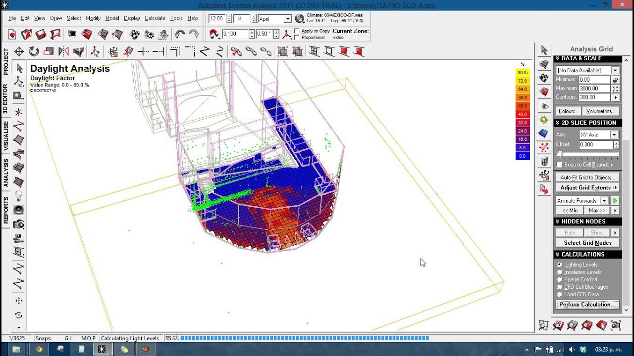 Ecotect Autodesk 5 - YouTube