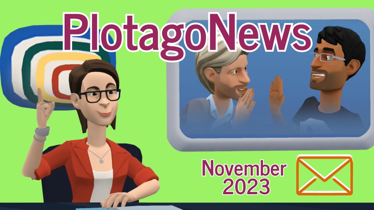 PlotagoNews: Episode 1: November 2023 | PlotagoNews | Plotagon - YouTube