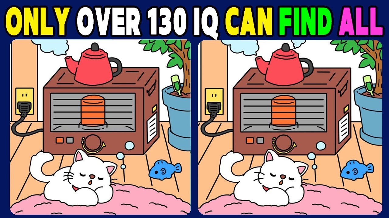 Find the Difference: If You Find All The Differences, Your IQ Is Over 130 【Spot the Difference ...