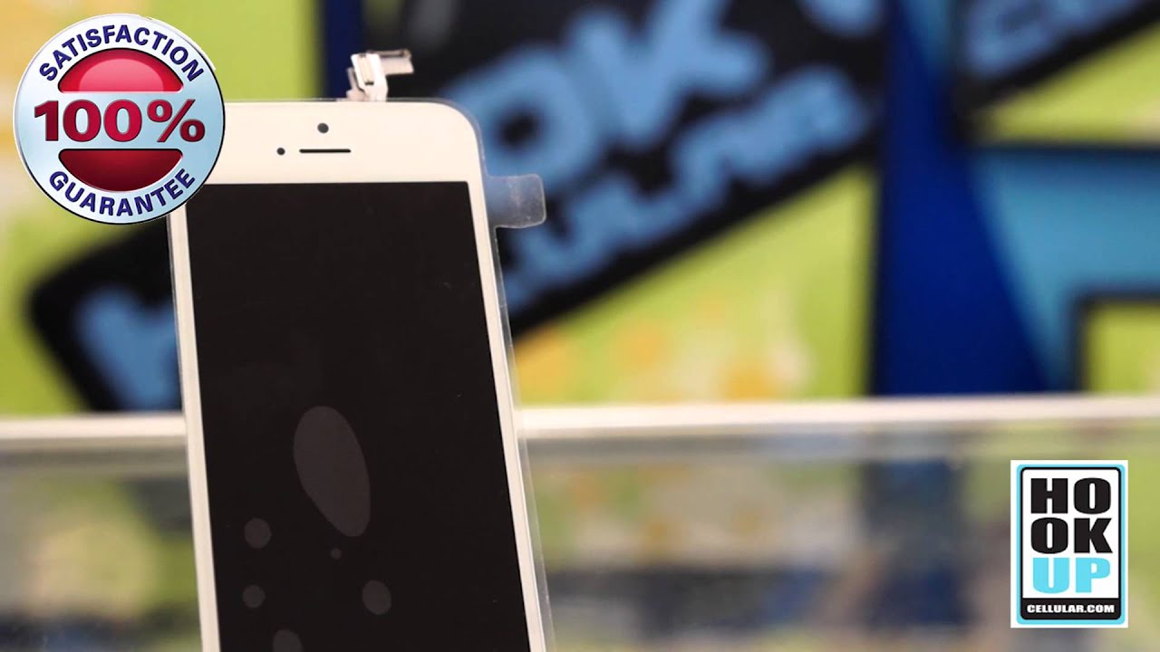 IPHONE 5C FRONT ASSEMBLY BLACK WHITE A1456 A1532 - YouTube