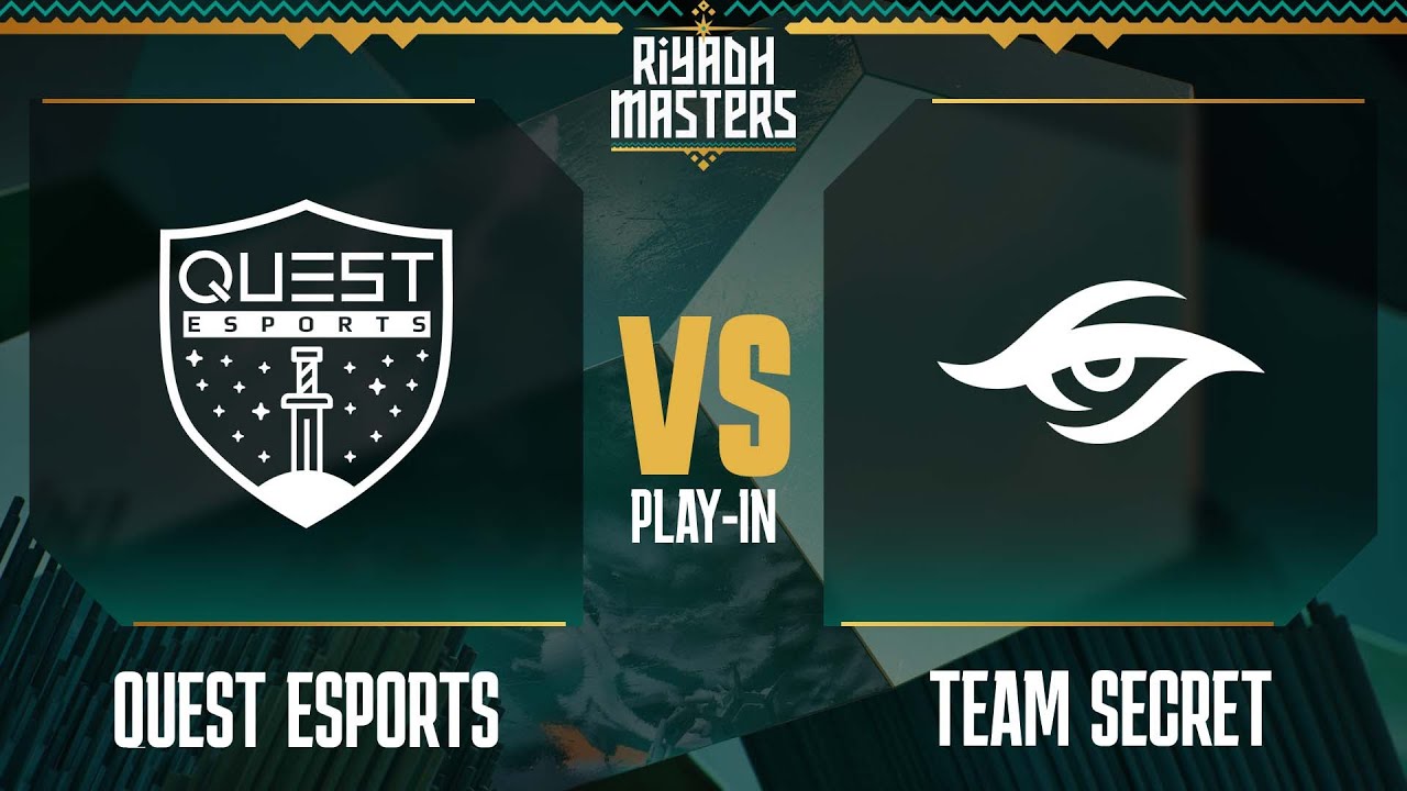 Quest Esports vs. Team Secret // Riyadh Masters 2023 – Day 1 – Play-In - YouTube
