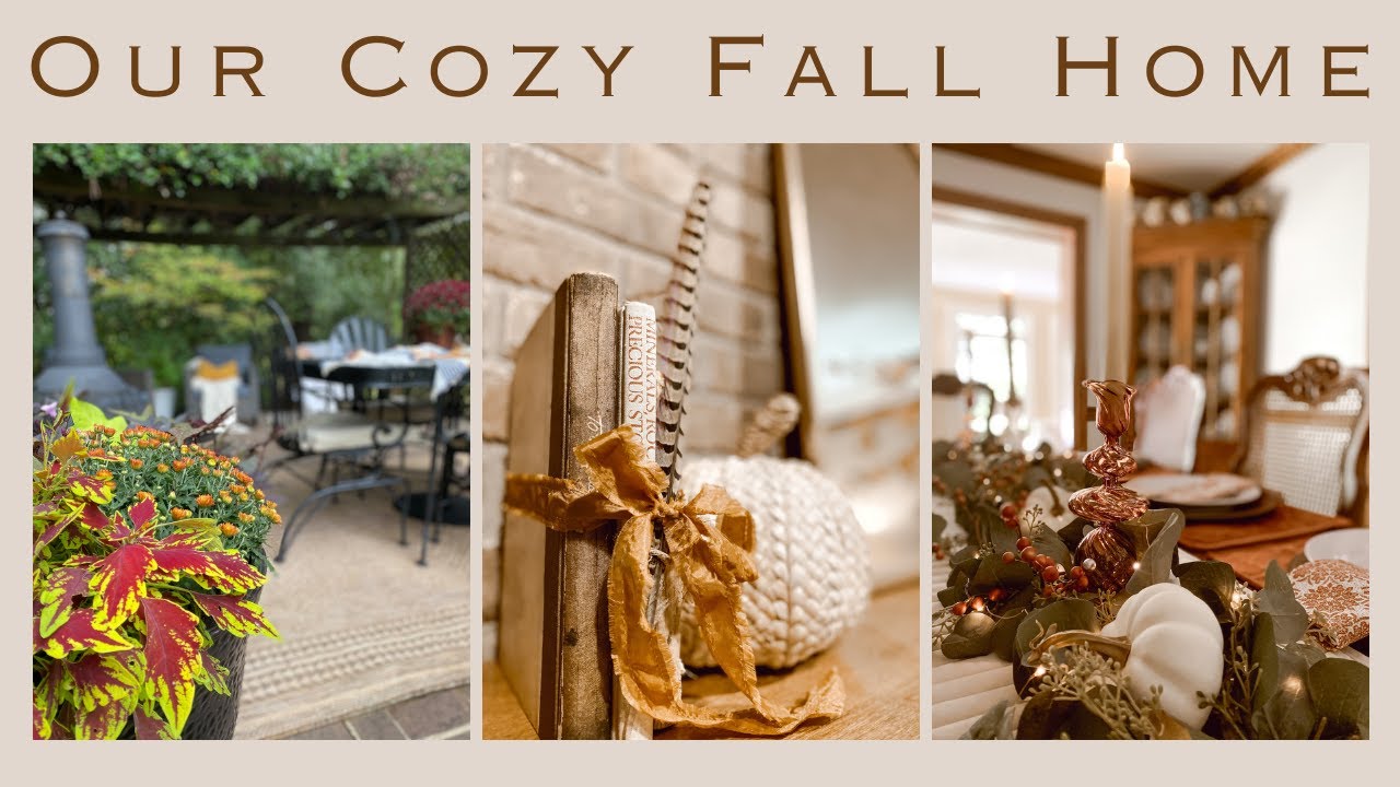 Cozy Fall 2023 Home Tour~Simple Fall Homestyling and Decorating Ideas ...