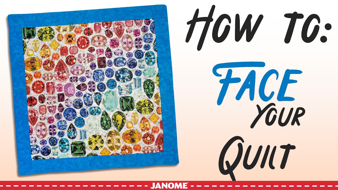 How to Face Your Quilt for Beginners - YouTube