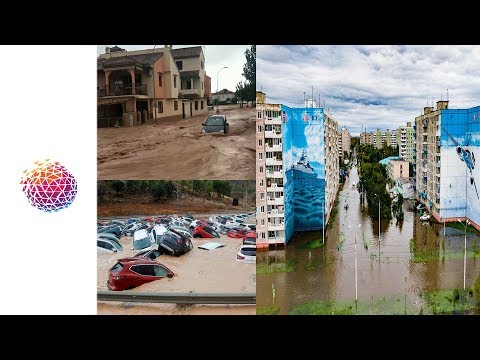 İspaniyada DƏHŞƏTLİ mənzərə   Şəhər su altında qaldı
