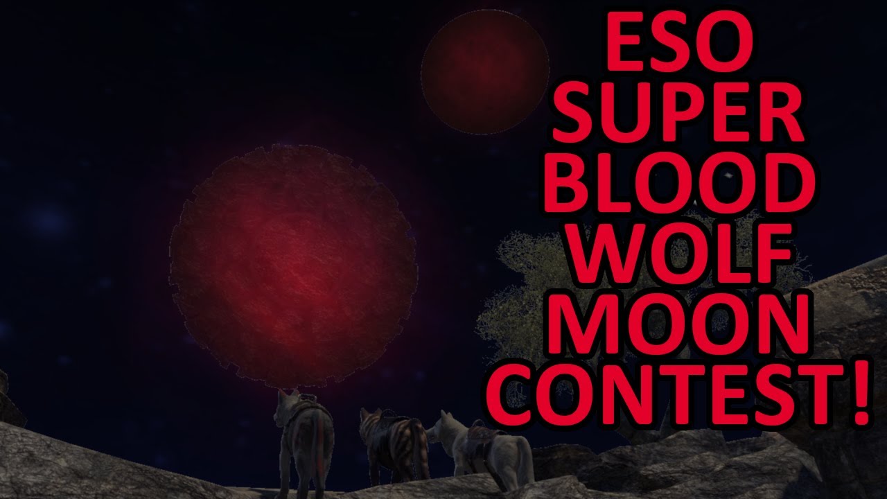 ESO | SUPER BLOOD WOLF MOON Housing Contest! Come get some decoration ...