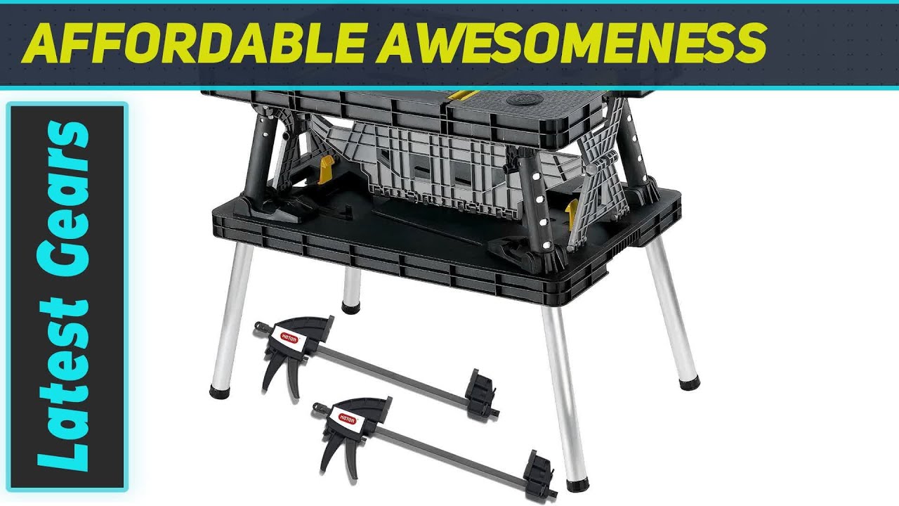 Keter Folding Table Work Bench - The Best Portable Workbench for Heavy ...