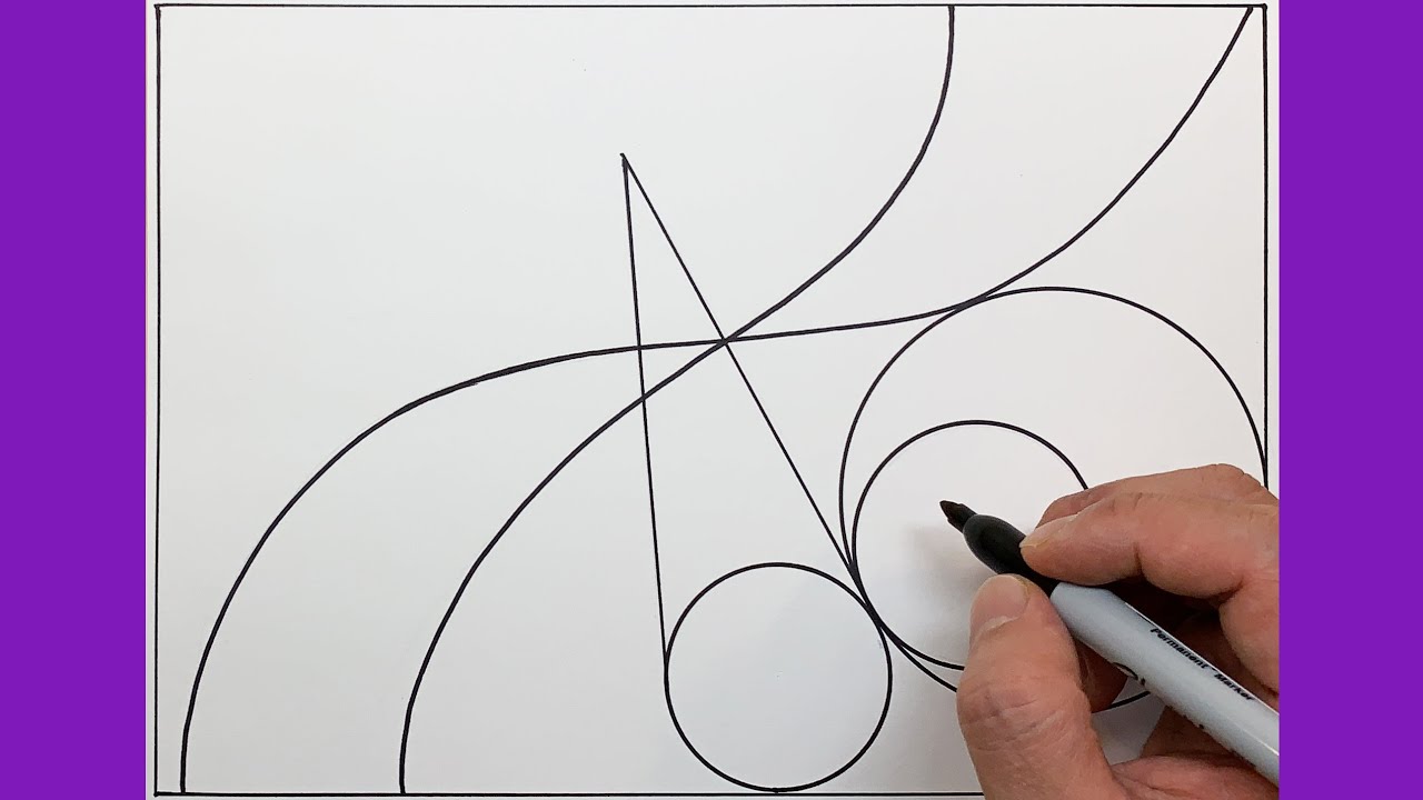 Daily Art Therapy - 3D Drawing 'An Awl through the Ground' - Line ...