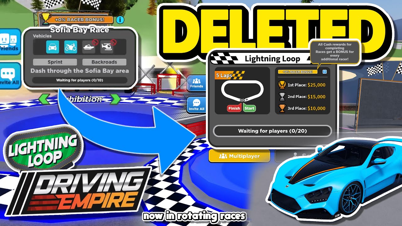 Driving Empire have REMOVED & REPLACED THE SOFIA BAY RACE!! (kinda ...