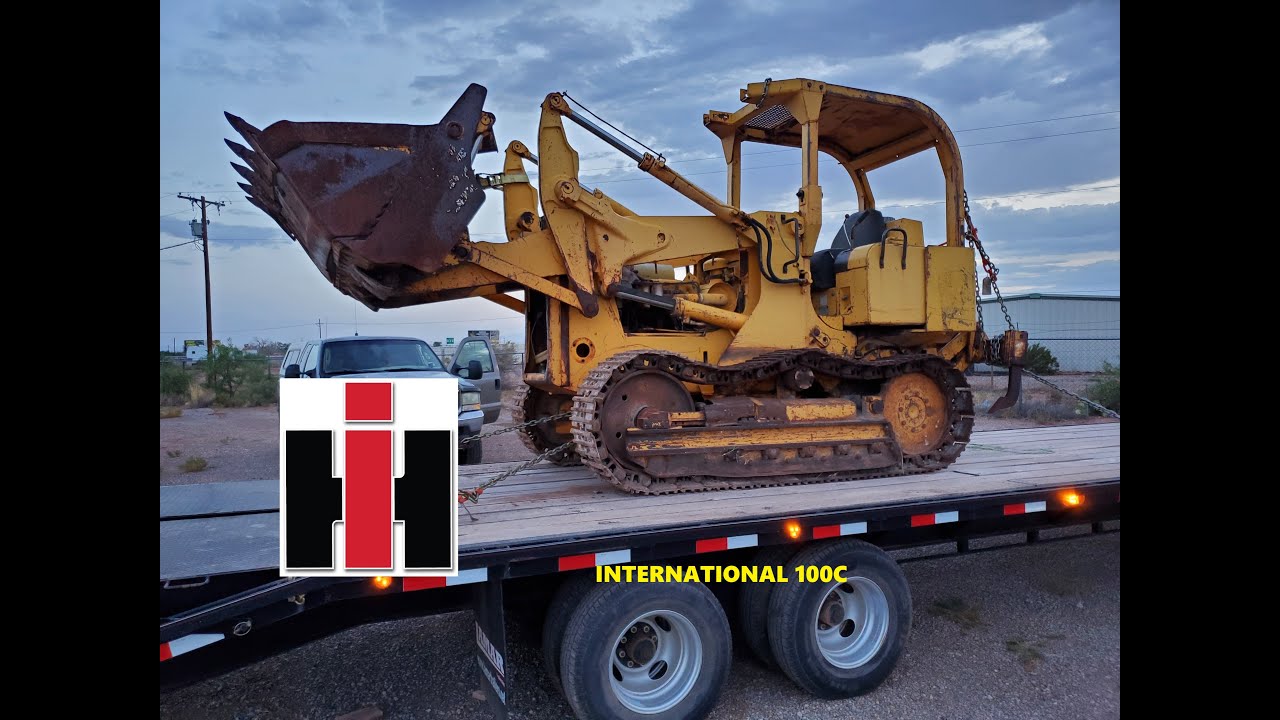 International 100C Crawler Loader Recovery Episode 1 - YouTube