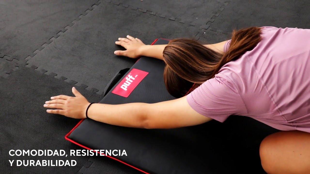 COLCHONETA PUFF FITNESS - YouTube