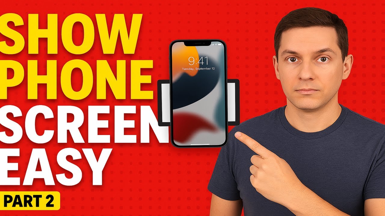 How to Show Your Phone Screen in YouTube Videos Step by Step for ...