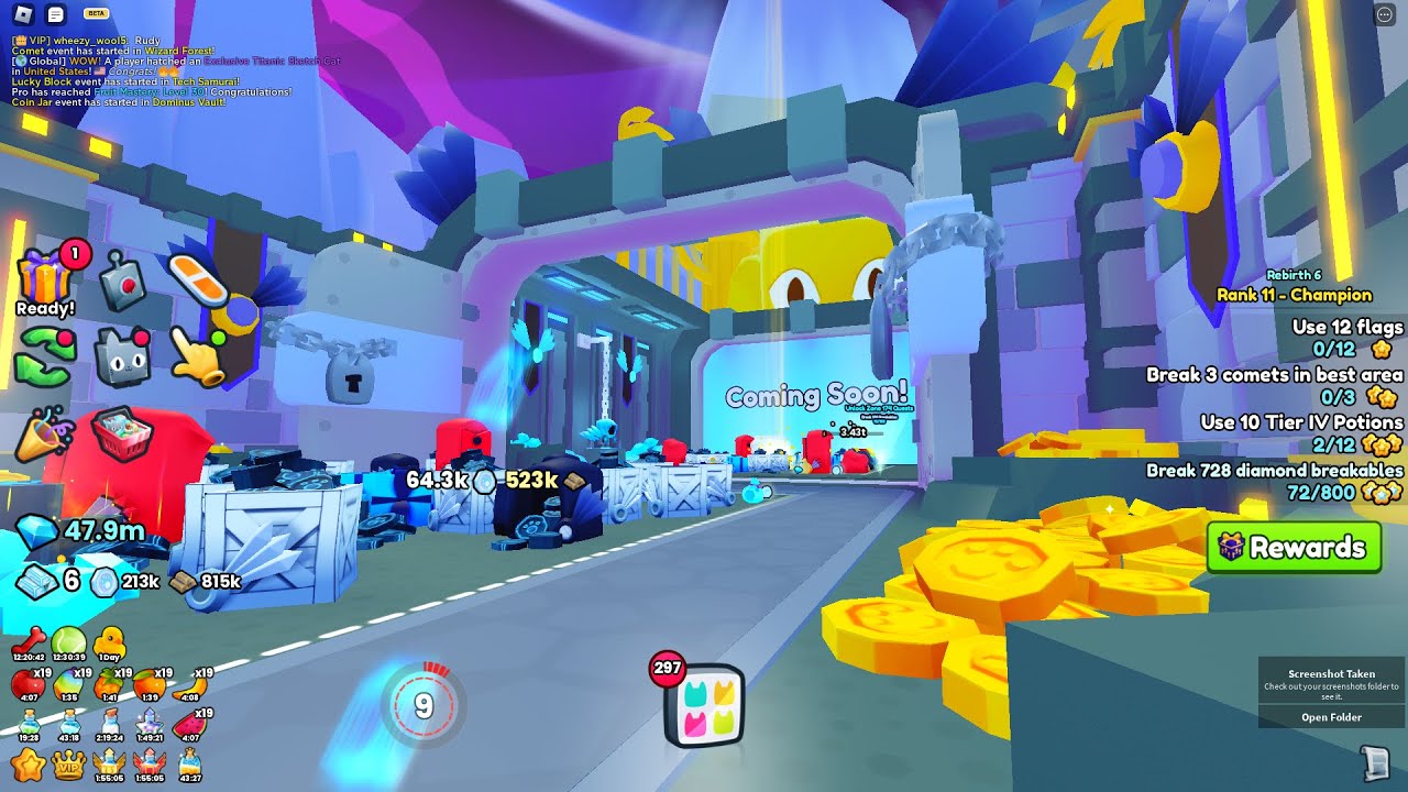 Update 8 IS HERE In Pet Sim 99! (Completing Every Area) - YouTube