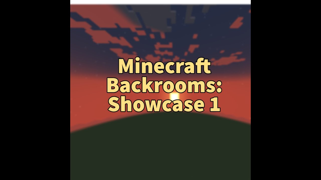 Minecraft Backrooms Showcase - YouTube