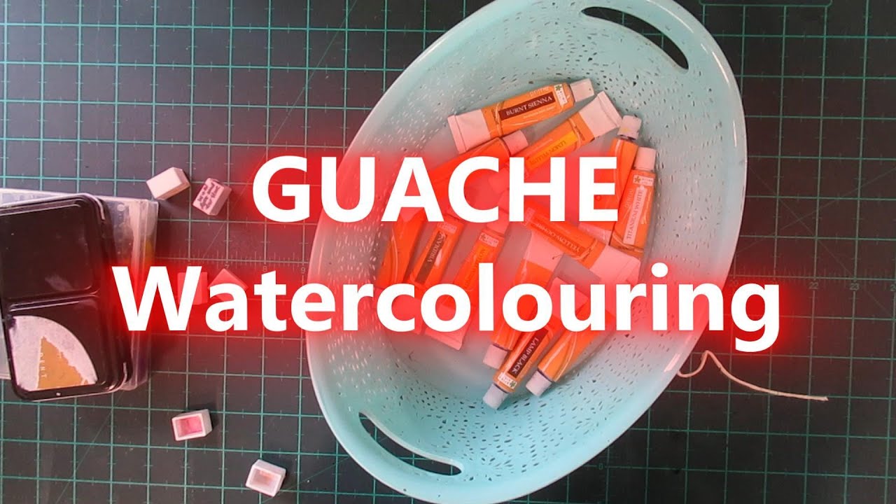 Using Guache as a Watercolor Paint - YouTube