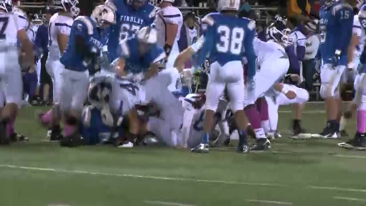 Fremont Ross vs. Findlay Football - YouTube