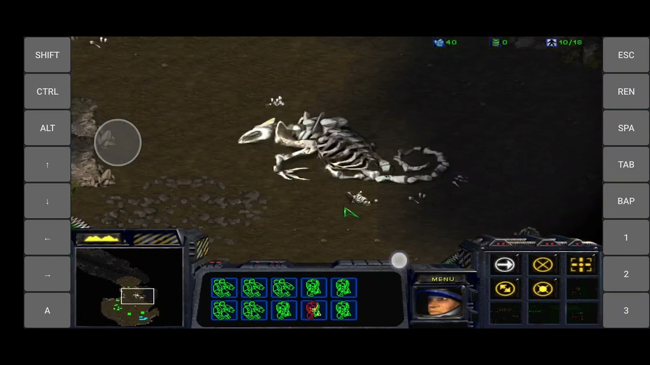 StarCraft on Android using exagear windows emulator - YouTube