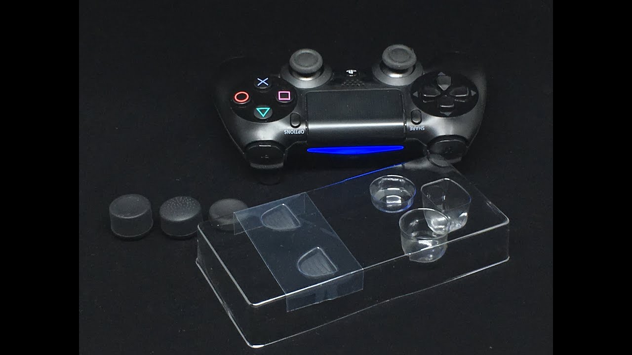 GAMETECH PS4 Anti slip Rubber Analog Stick Thumb Grips Set For FPS ...